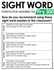 Fry 300 Interactive Sight Word Reader Bundle | Fry Sight Word Books ...