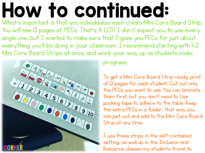Mini Core Board Strips | 360 Picture Images included – mrsdsshop