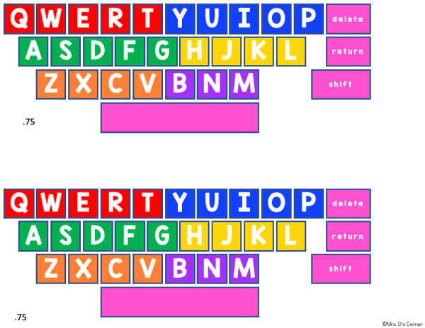 CVCe Word Keyboarding | Sight Word Activities | Typing Practice – mrsdsshop