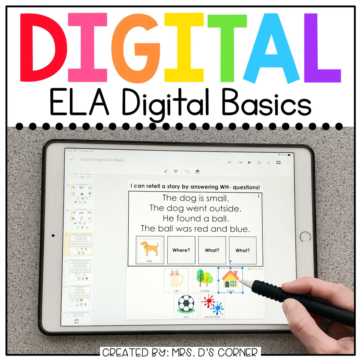 ELA Digital Basics for Special Ed | Distance Learning – mrsdsshop