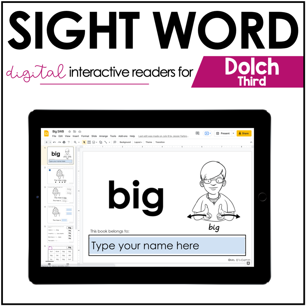 Sight Word Practice – tagged "Sight Words" – mrsdsshop