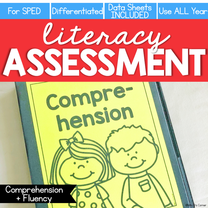 Comprehension and Fluency Assessment - Literacy Reading Assessment ...