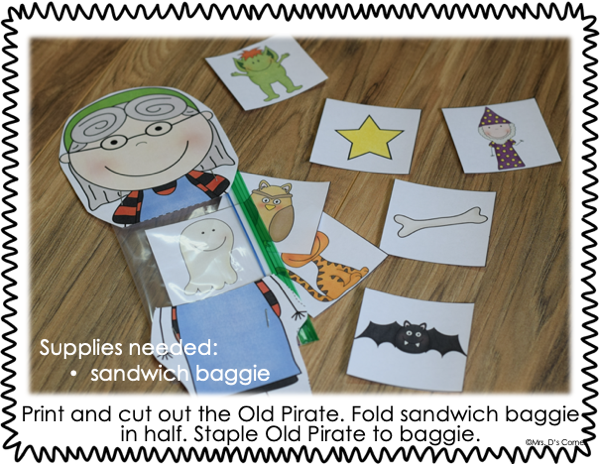 Old Pirate Swallowed a Map Book Companion [4 different activities ...