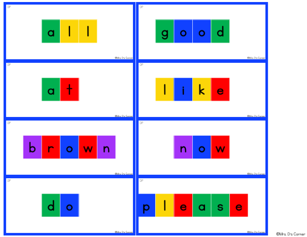 Dolch Sight Word Keyboarding | Sight Word Activities | Typing Practice ...