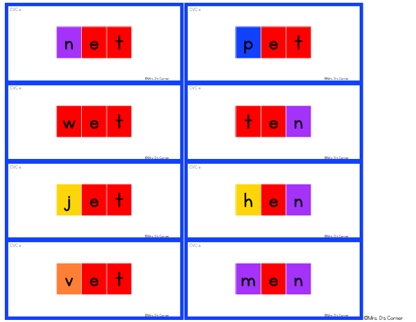CVC Word Keyboarding | Sight Word Activities | Typing Practice – mrsdsshop