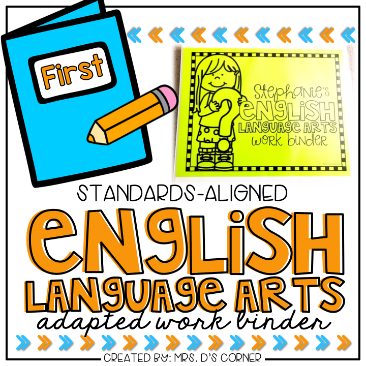 Adapted Work Binders® – mrsdsshop