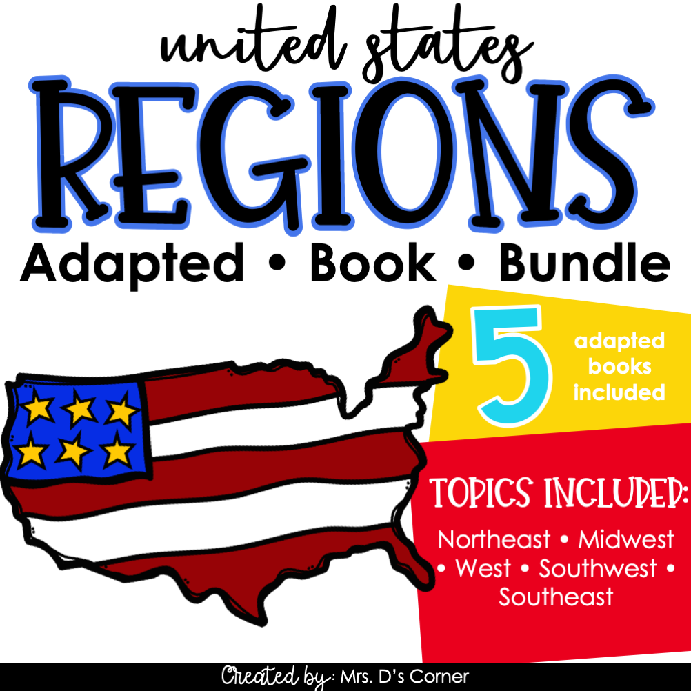 Bundle of US Regions Adapted Books [Level 1 and Level 2] – mrsdsshop
