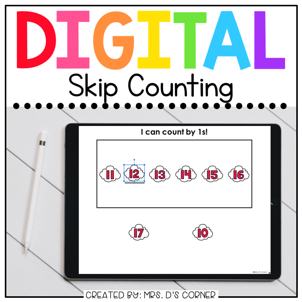 Skip Counting Digital Basics for Special Ed | Distance Learning – mrsdsshop