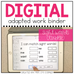 DIGITAL Adapted Work Binder ( Kinder Sight Words - 88 words! ) – mrsdsshop