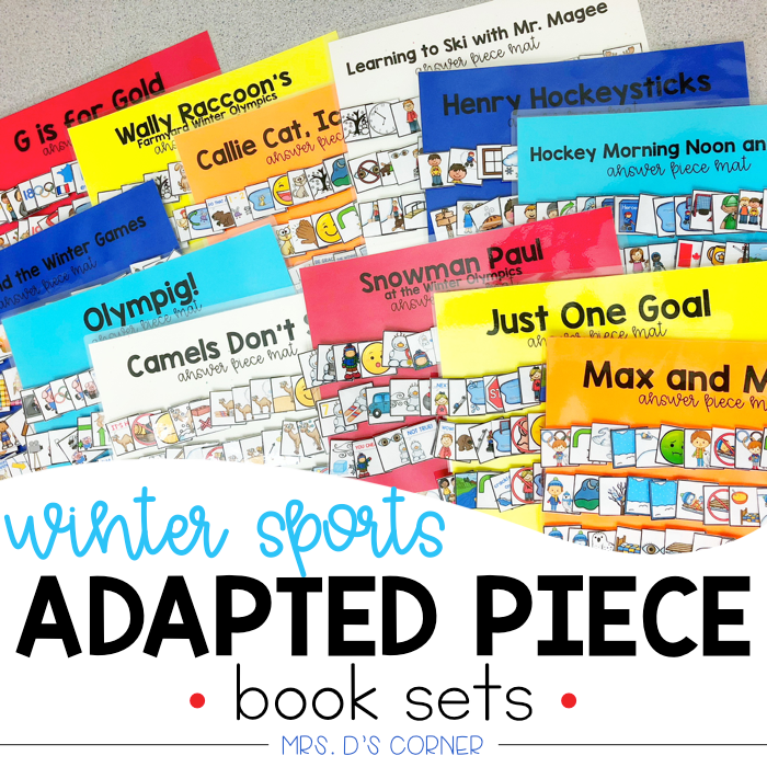 Winter Games Adapted Piece Book Set [ 12 book sets included! ] – mrsdsshop