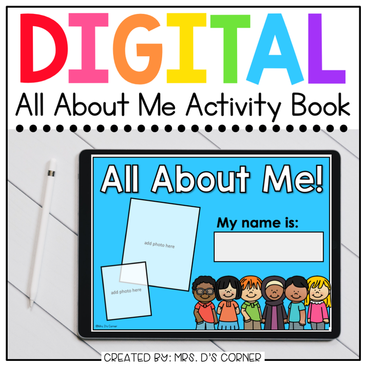 Digital All About Me Activity for Special Ed | Distance Learning ...
