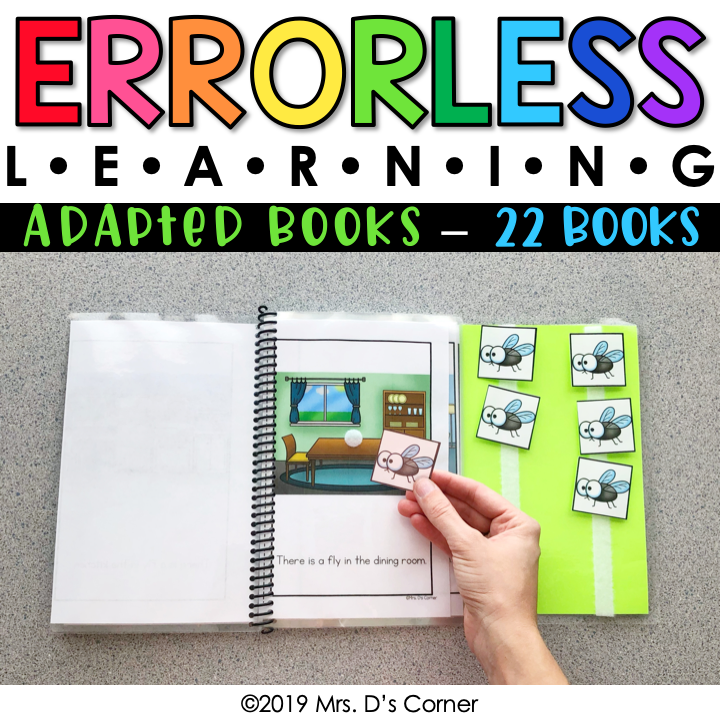 Errorless Learning Adapted Books (22 books included!) | Errorless Adap ...