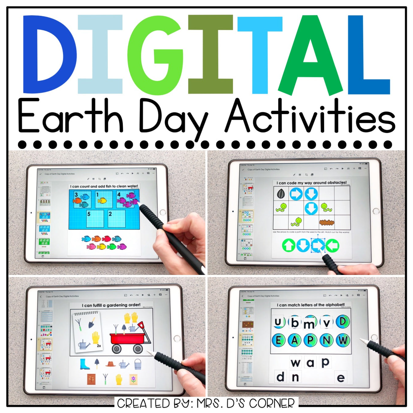 Earth Day Digital Activities for Special Ed | Earth Day Distance Learn ...