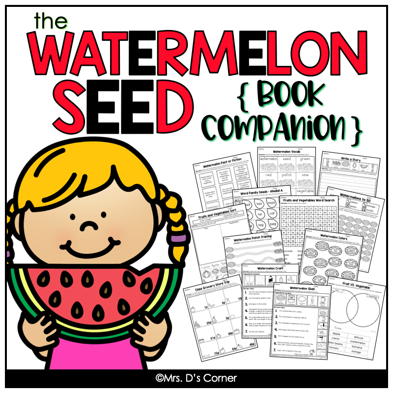 The Watermelon Seed Book Companion and Lesson Plans – mrsdsshop