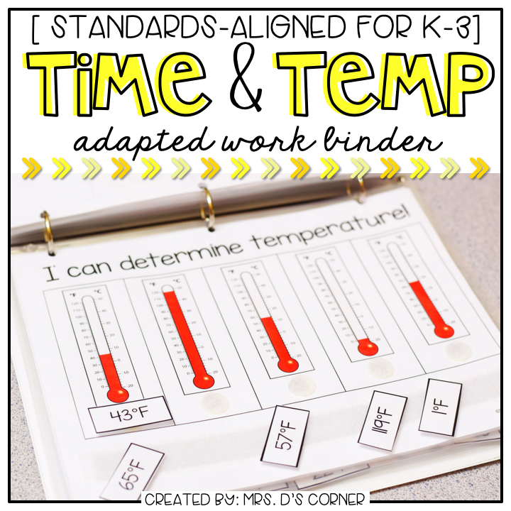 Adapted Work Binders® – mrsdsshop