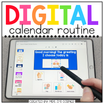 Digital Calendar Routine for Special Ed | Distance Learning Morning Me ...