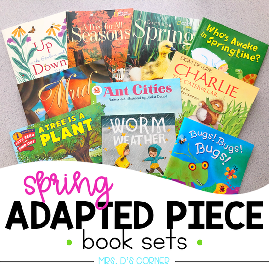 Spring Adapted Piece Book Set [ 10 book sets included! ] – mrsdsshop