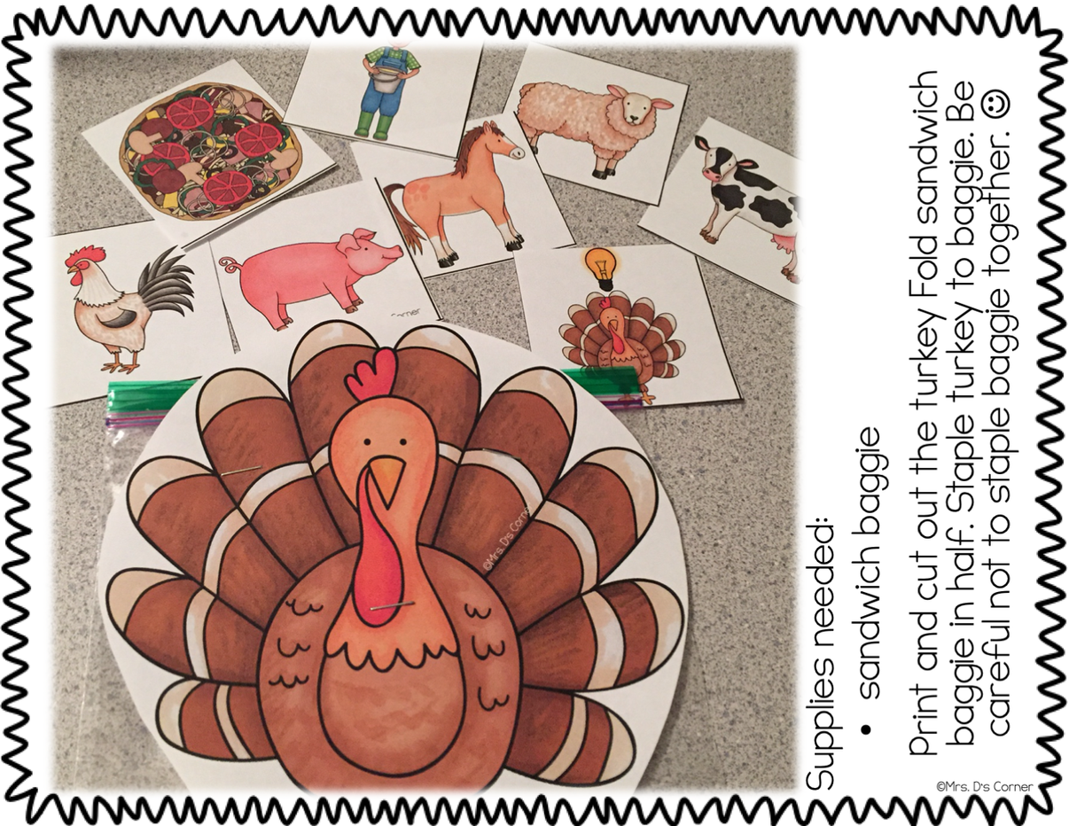Turkey Trouble Book Companion – mrsdsshop