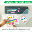 BUNDLE Sight Word Keyboarding | Sight Word Activities | Typing Practic ...