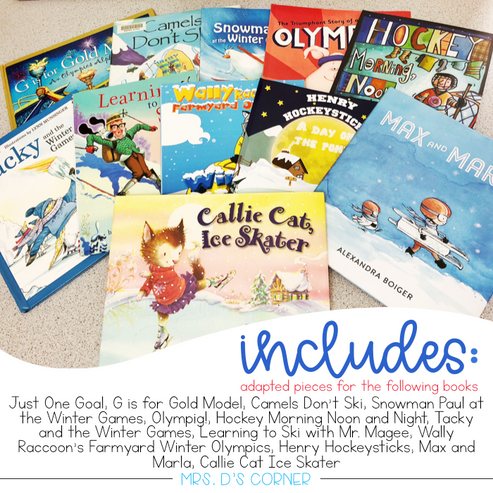 Winter Games Adapted Piece Book Set [ 12 book sets included! ] – mrsdsshop