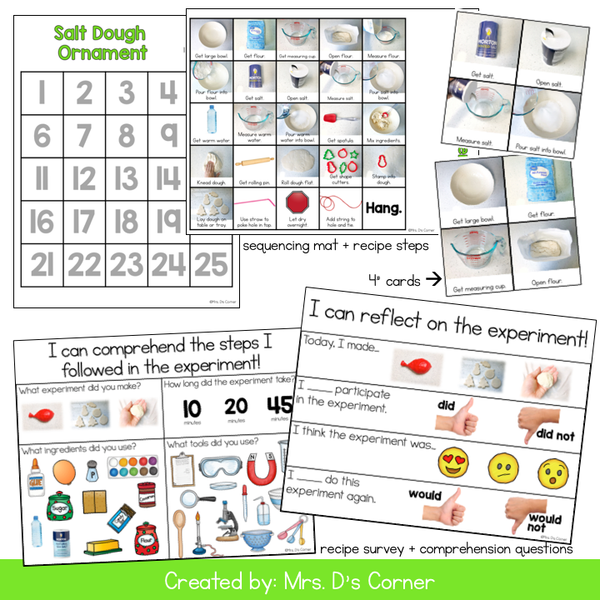 Salt Dough Ornament Visual Recipe | No Bake Salt Dough Ornament Recipe ...