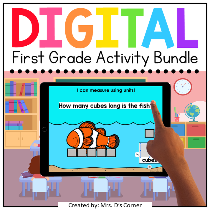 First Grade Standards-Aligned Digital Activity Bundle | Distance Learn ...