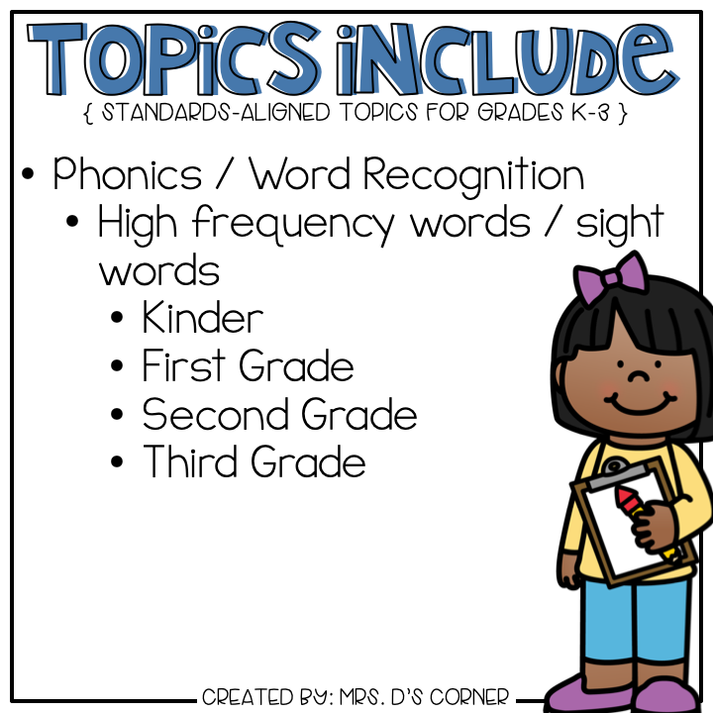 Sight Words Adapted Work Binder® | Grades K-3 Sight Word Work for Spec ...