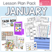 January Lesson Plan Pack | 12 Activities for Math, ELA + Science ...