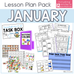 January Lesson Plan Pack | 12 Activities for Math, ELA + Science ...