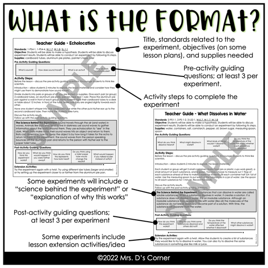20 Visual Science Experiments for Special Education – mrsdsshop