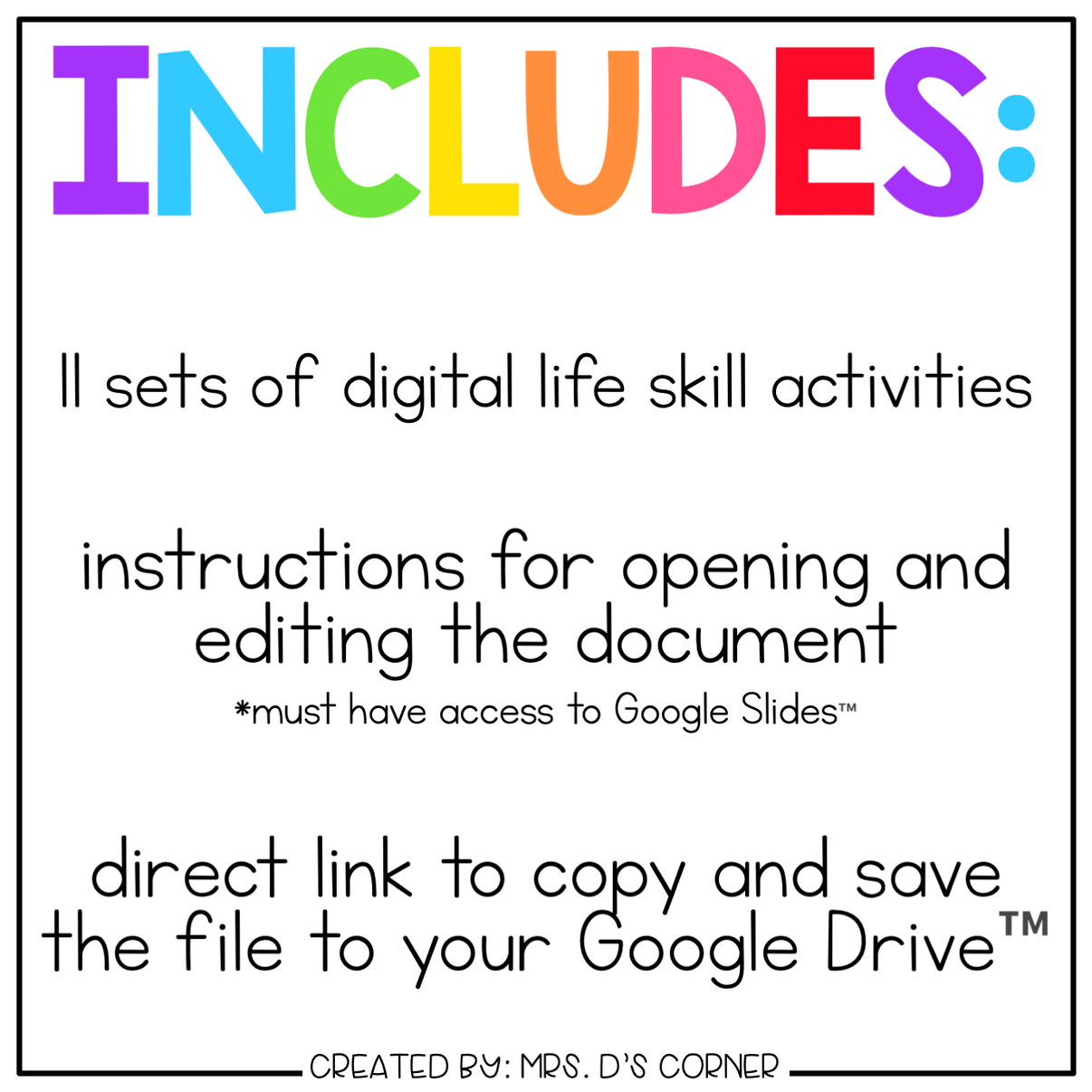 Life Skills Digital Basics for Special Ed | Distance Learning – mrsdsshop
