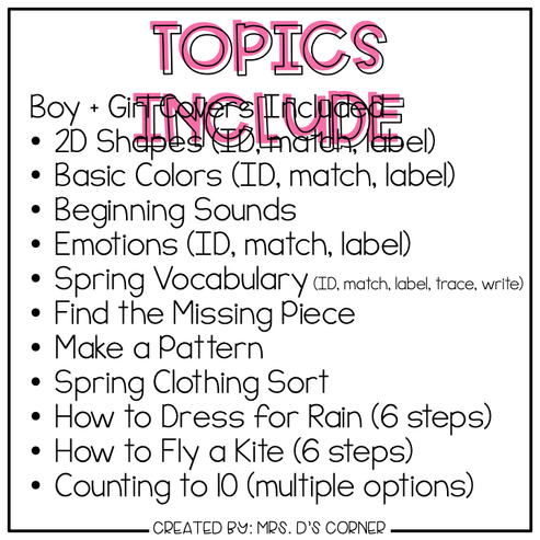 Spring Adapted Work Binder® – mrsdsshop