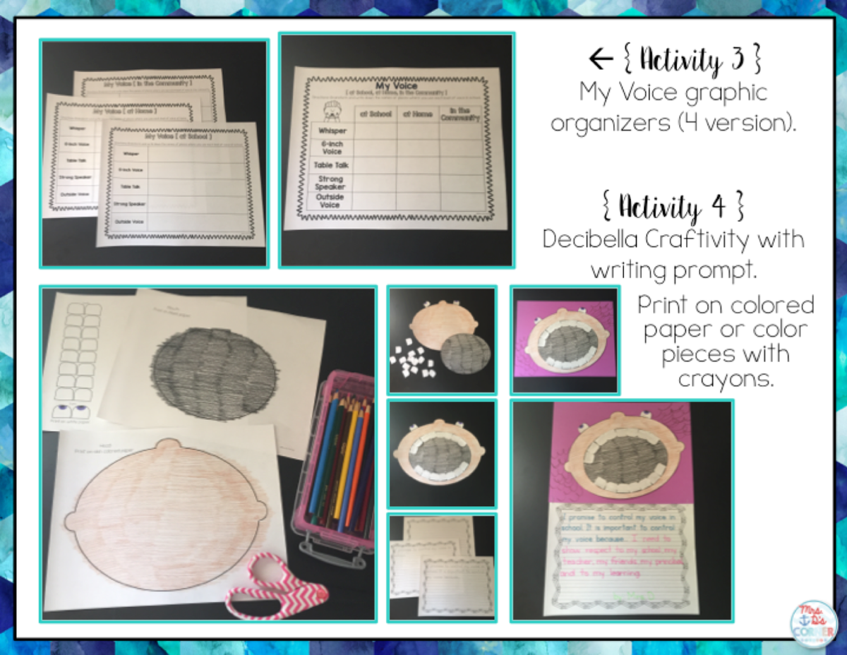 Decibella and Her 6-inch Voice Book Companion and Craftivity – mrsdsshop
