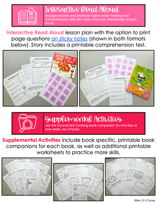 Connected Cooking Salad Unit | Interactive Read Aloud, Visual Recipe ...