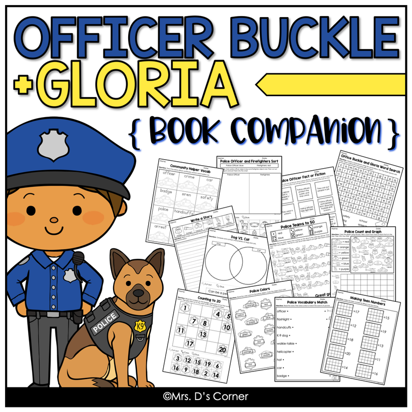 Officer Buckle and Gloria Book Companion [ Craft, Writing, and APBS ...