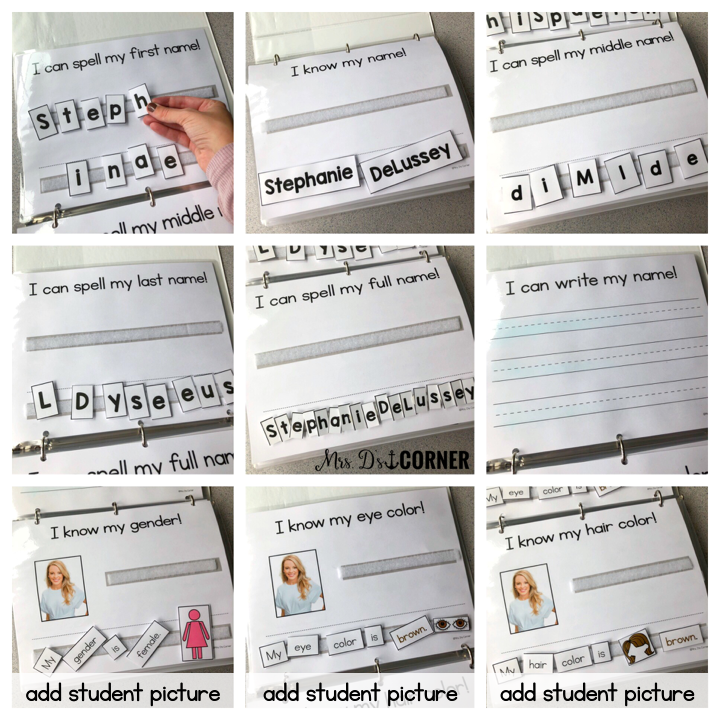 All About Me Adapted Work Binder® (editable) | Personal Info Binder ...