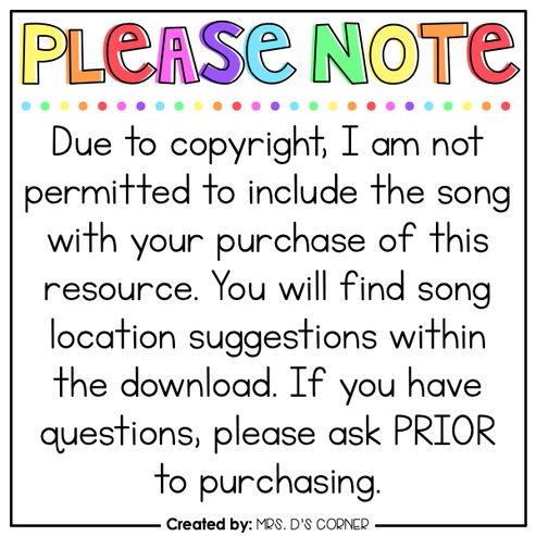 Musical Brain Breaks | Bundle of 8 Songs – mrsdsshop