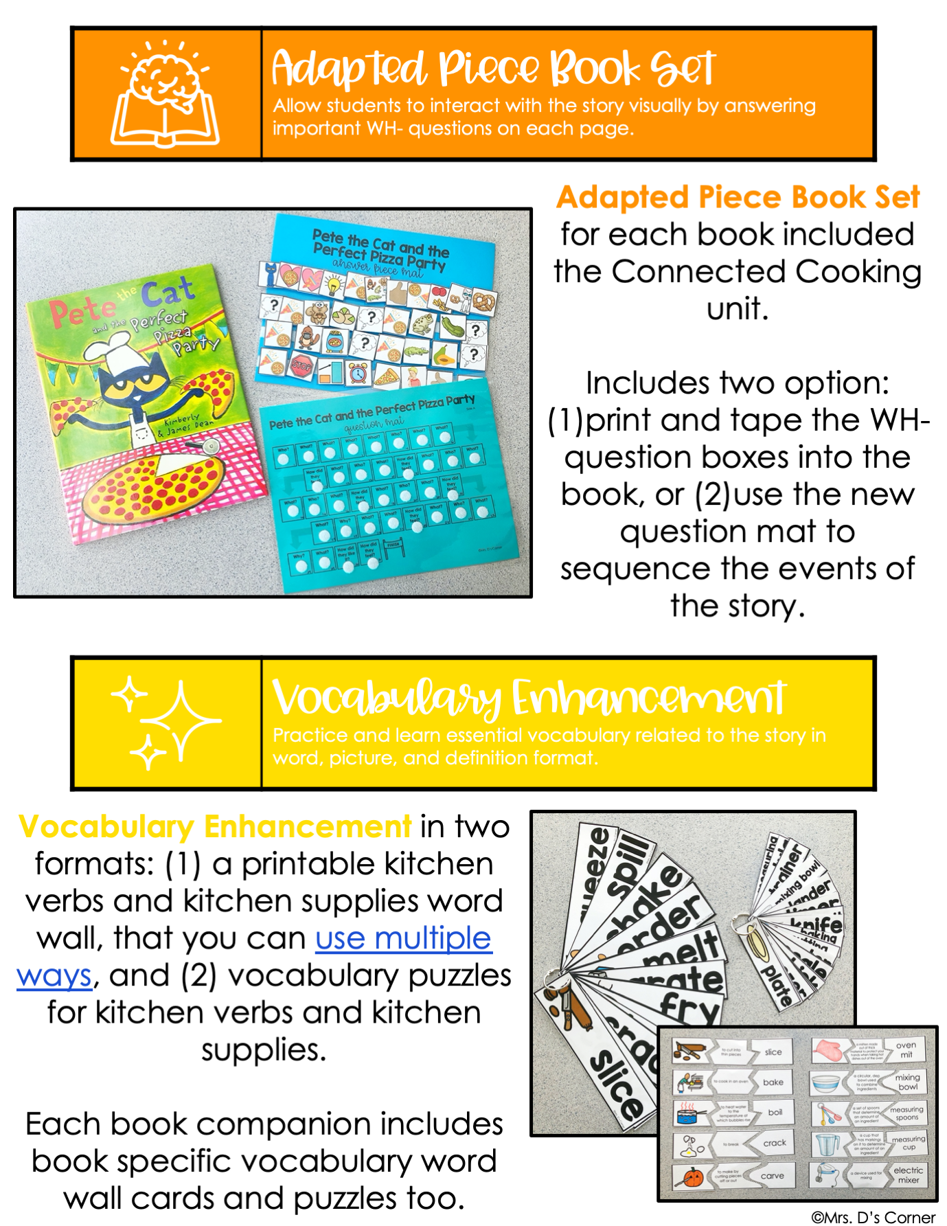 Connected Cooking Salad Unit | Interactive Read Aloud, Visual Recipe ...