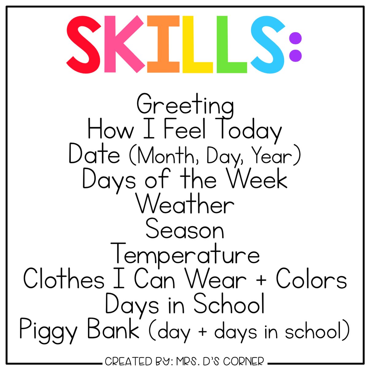 Digital Calendar Routine for Special Ed | Distance Learning Morning Me ...