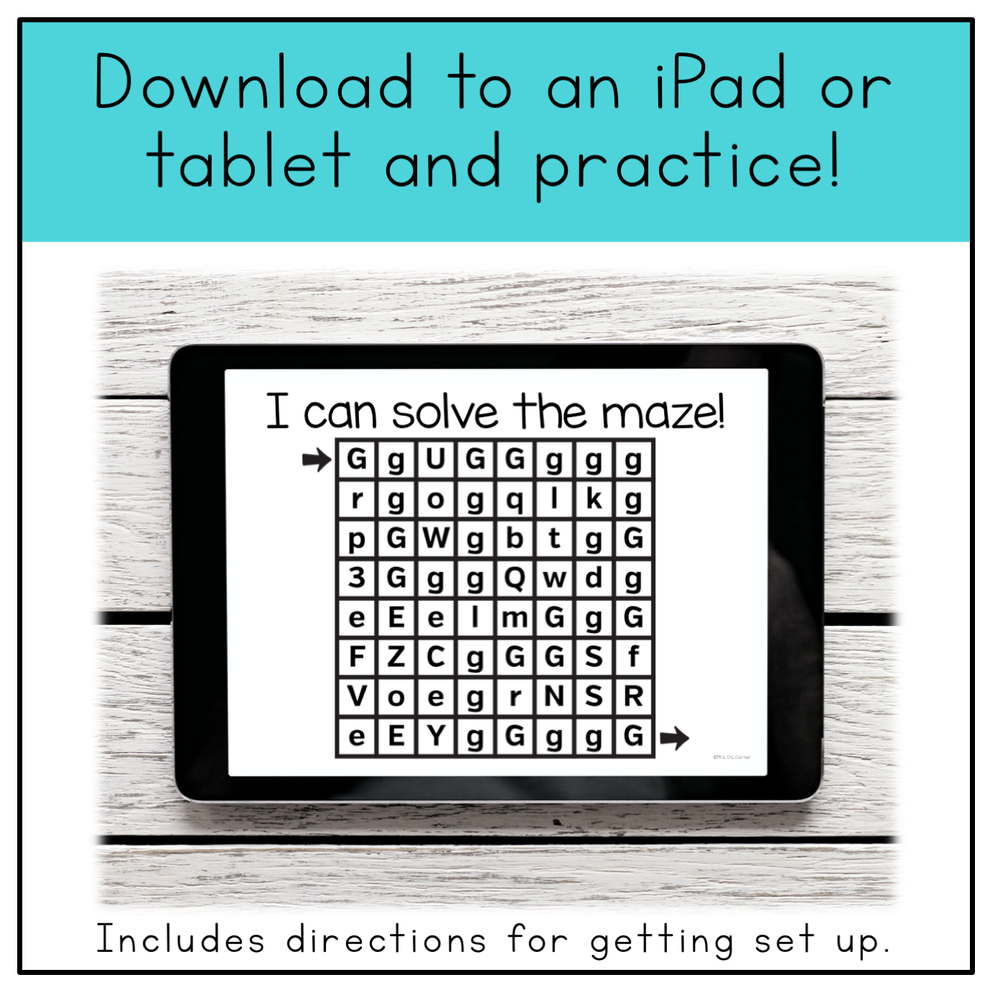 Fine Motor Skills Practice (Alphabet Mazes) | Distance Learning – mrsdsshop