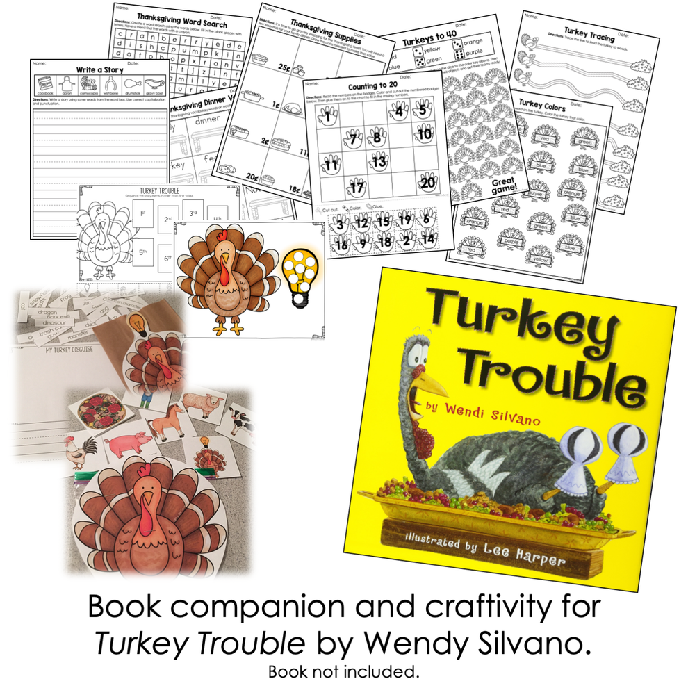 November Lesson Plan Pack | 12 Activities for Math, ELA, + Science ...