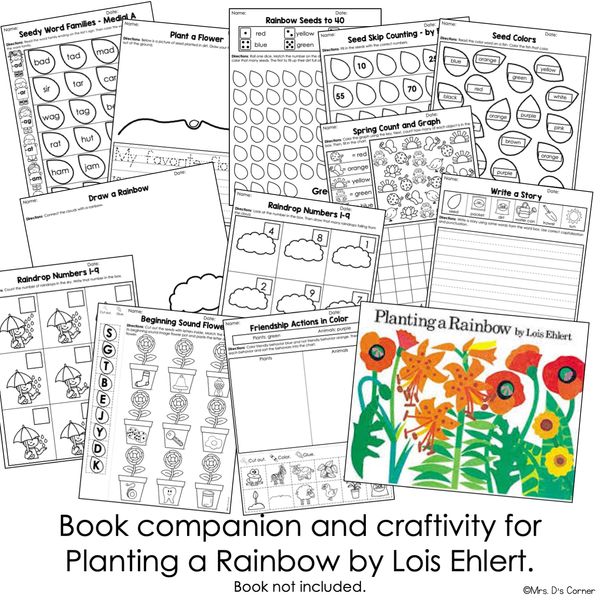 April Lesson Plan Pack | 12 Activities for Math, ELA, + Science – mrsdsshop
