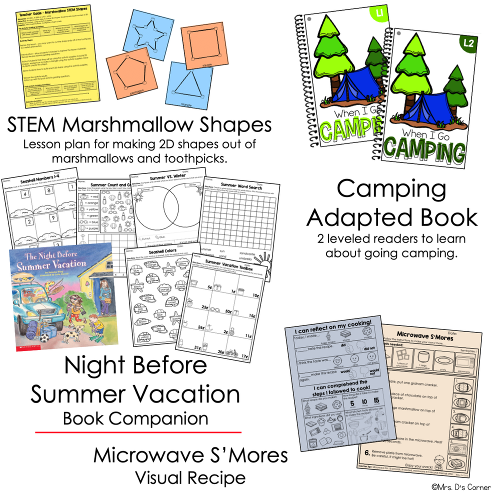 June Lesson Plan Pack | 12 Activities for Math, ELA, + Science – mrsdsshop