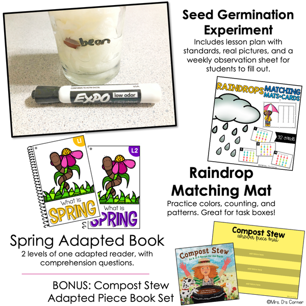 April Lesson Plan Pack | 12 Activities for Math, ELA, + Science – mrsdsshop