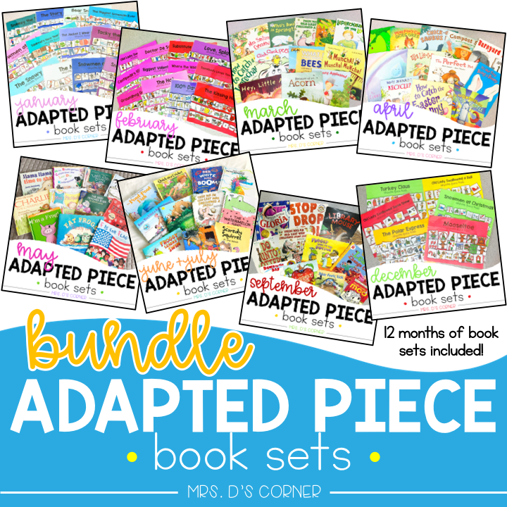 Monthly Adapted Piece Book Set BUNDLE - 12 Months of Book Sets! – mrsdsshop
