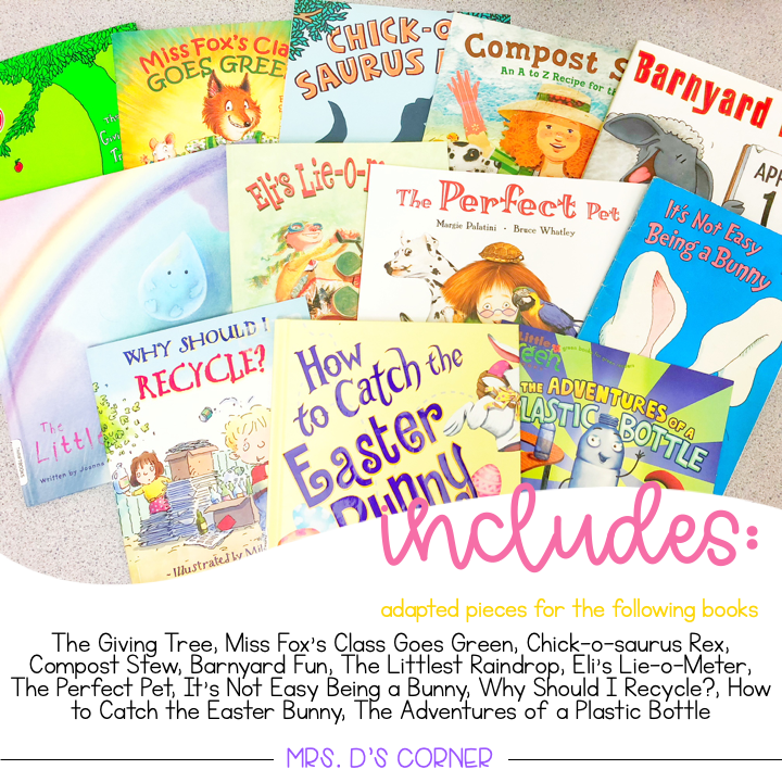 April Adapted Piece Book Set [14 book sets included!] – mrsdsshop