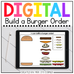 Digital Build a Burger Order | Activity for Special Ed + Distance Lear ...