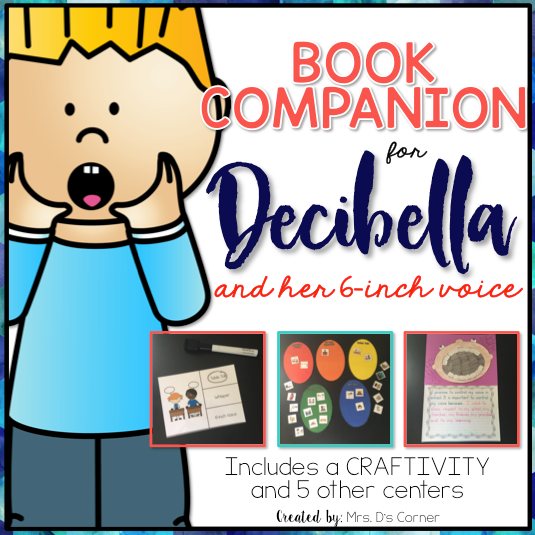 Decibella and Her 6-inch Voice Book Companion and Craftivity – mrsdsshop