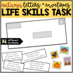 Addressing an Envelope Autumn Winter Bundle | Life Skills Center ...