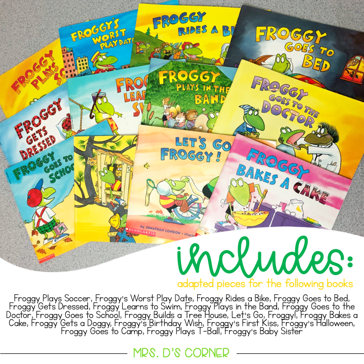 Froggy Adapted Piece Book Set [20 book set!] – mrsdsshop